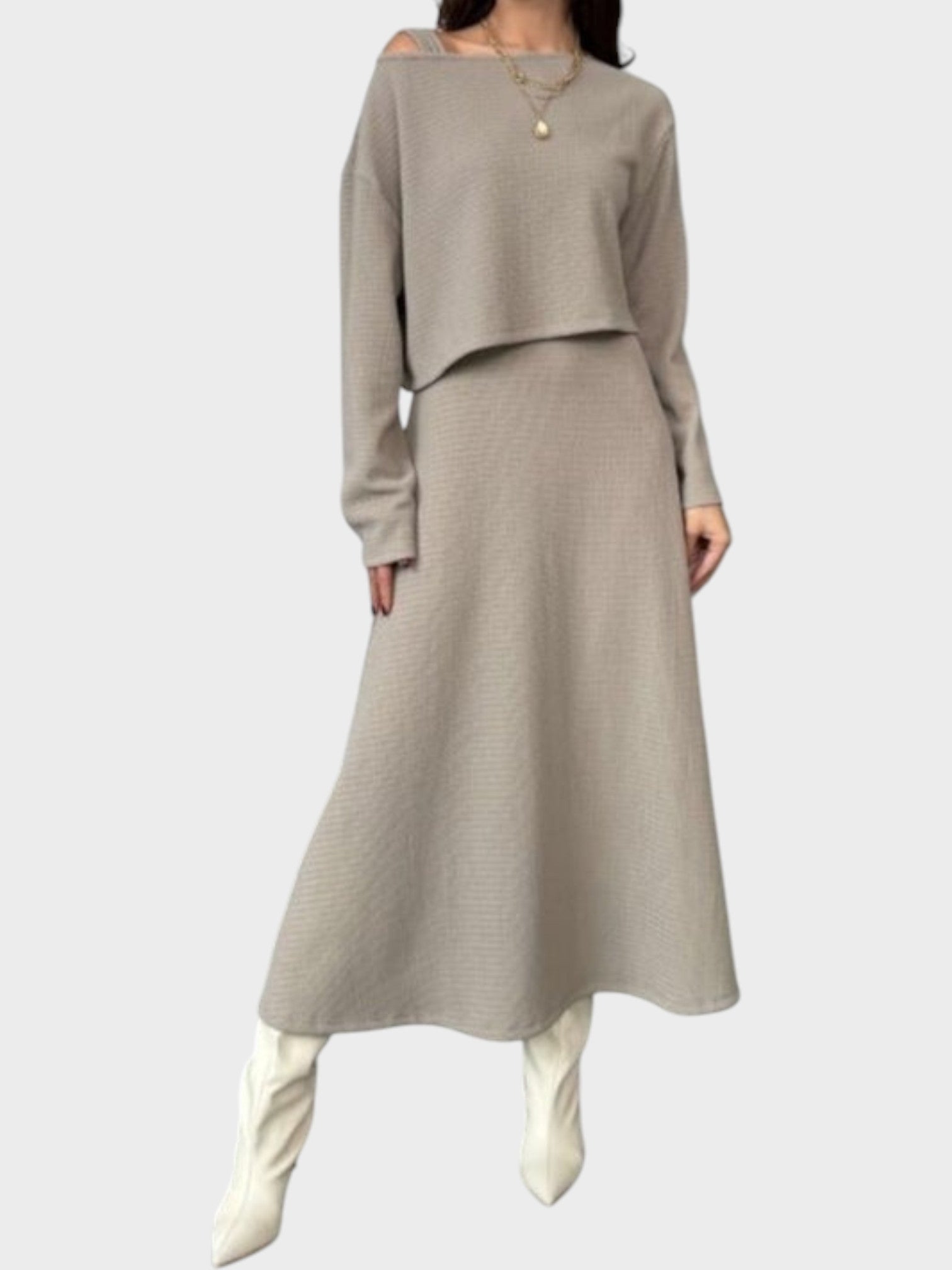 Rachel I Two-piece set Sweater and Dress – Mika Manhattan